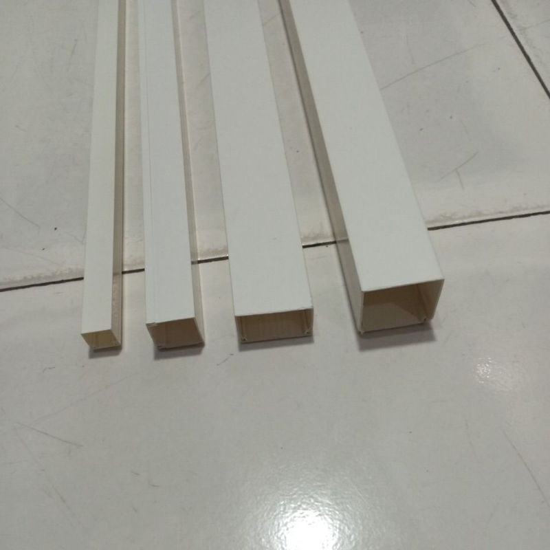Jual KABEL DUCT NISO 16x16 ,25x25, 25x40, 40x40 1.7 Meter / TRUNKING DAK WIRING PROTEKTOR 1.7m ...
