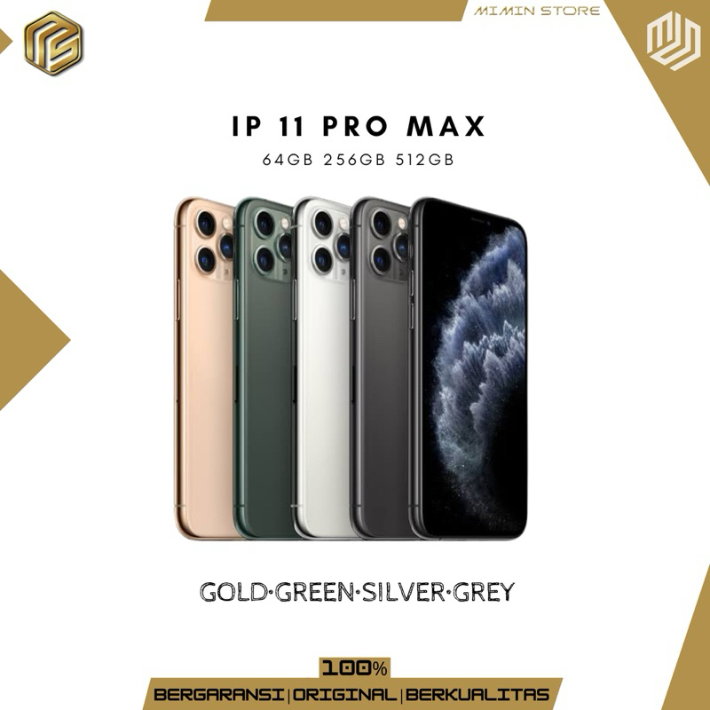 Jual (all operator) 11 PRO MAX 512GB 256GB 64GB Fullset second original ...