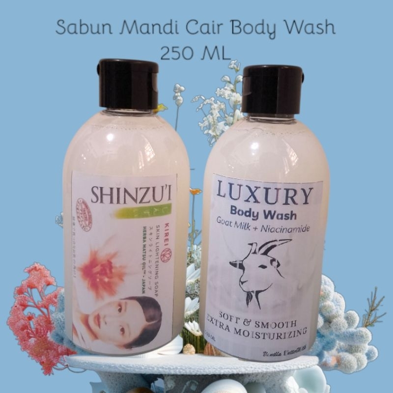 Jual Sabun Mandi Cair Body Wash ShinzuiLUXURY Kemasan botol Flip top ...
