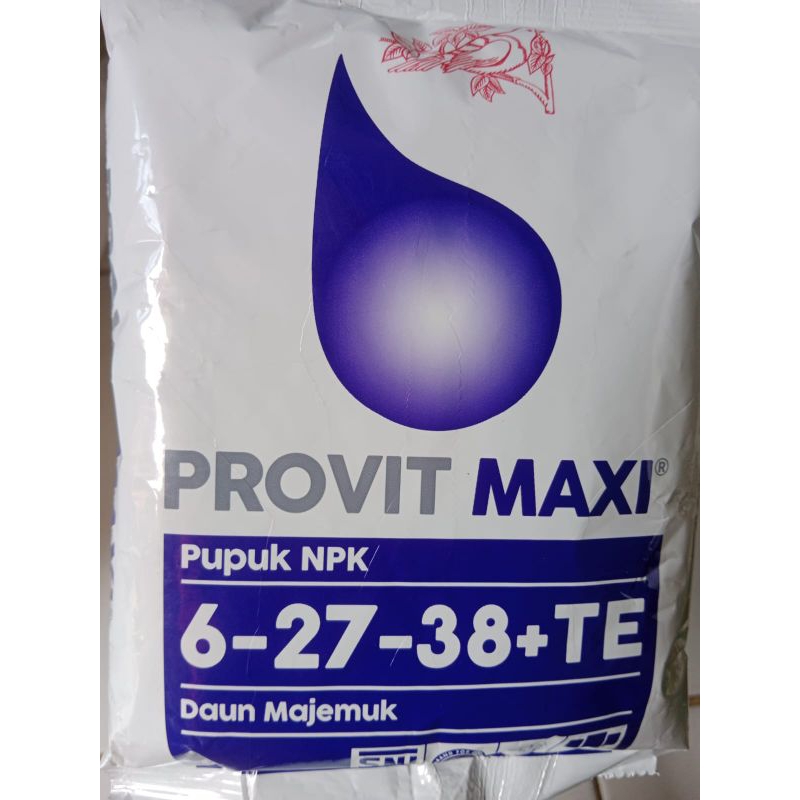 Jual Provit Maxi NPK 6 27 38 plus TE 500 gram Pupuk NPK Daun Majemuk ...
