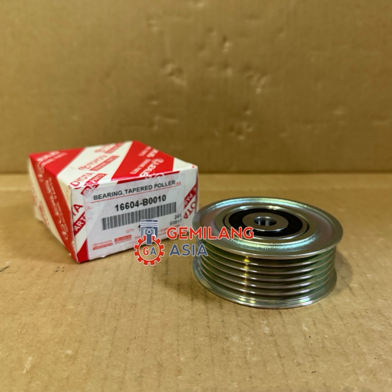 Jual PULLEY TENSIONER AC 6 ULIR 6PK TOYOTA AVANZA VELOZ 16604-B0010 ...