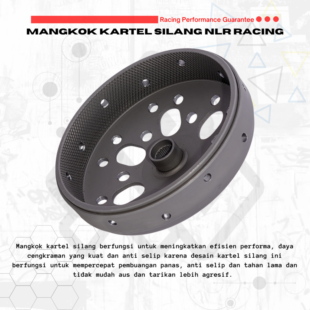 Jual mangkok ganda kartel silang NLR RACING untuk semua variasi motor ...