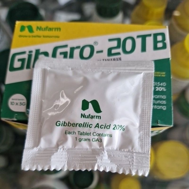 Jual ZPT GIBGRO-20 TB Tablet Nufarm - 5 Gram | Shopee Indonesia