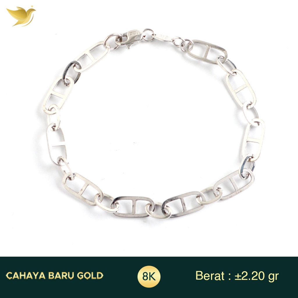 Jual HERCHAIN WHITE LADIES BRACELET 8K | Shopee Indonesia