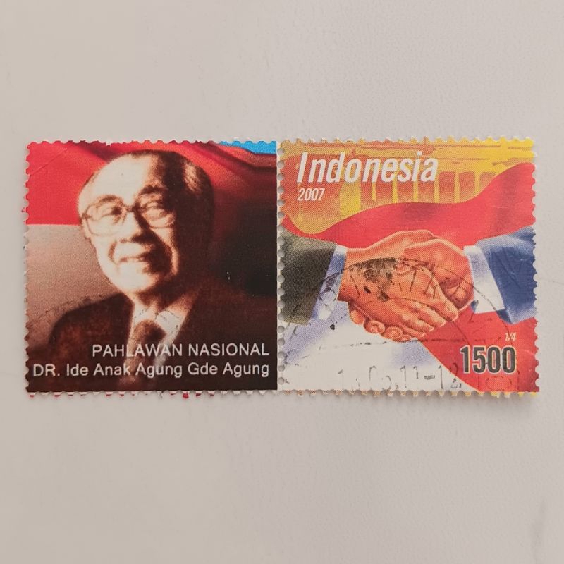 Jual (AA) Perangko Prisma Indonesia 2007 Jabat Tangan Seri 2 - DR Ide ...