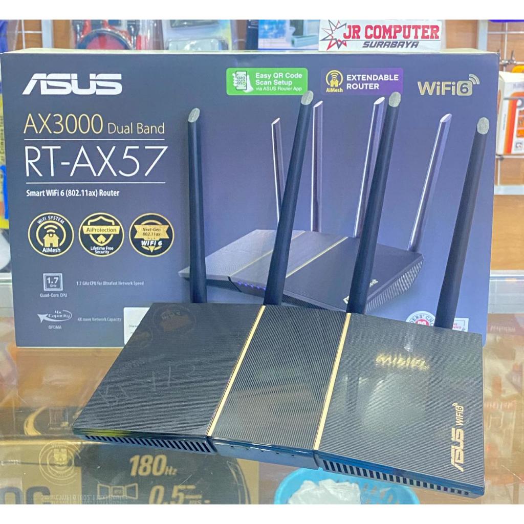 Jual ASUS AX3000 Dual Band RT-AX57 Router Smart WiFi 6 (802.11ax ...