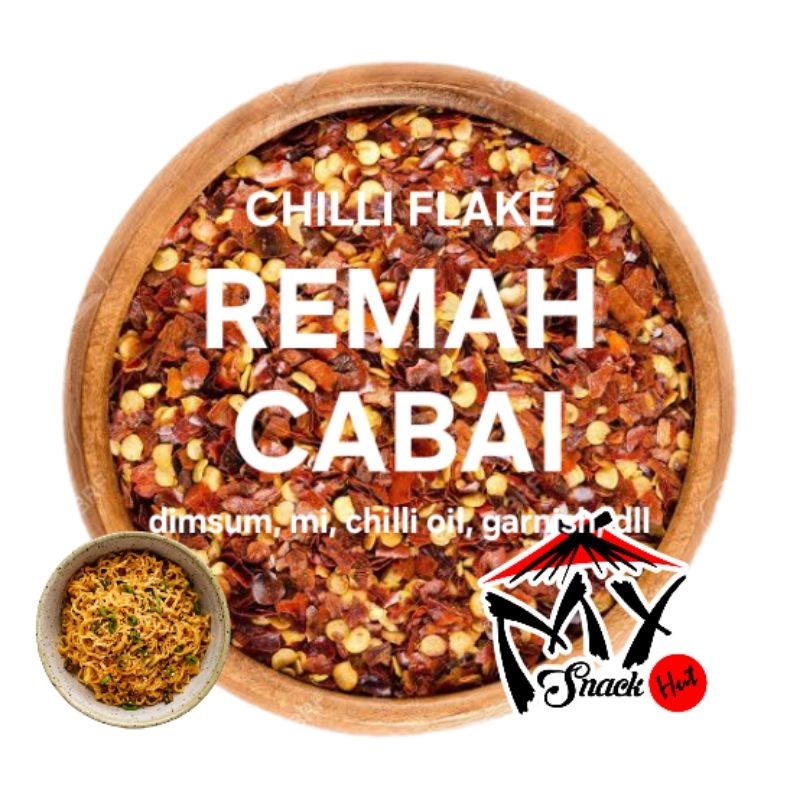 Jual REMAH CABAI 50GR DRIED DRY CRUSHED CHILI CHILLI FLAKE FLAKES HOT ...