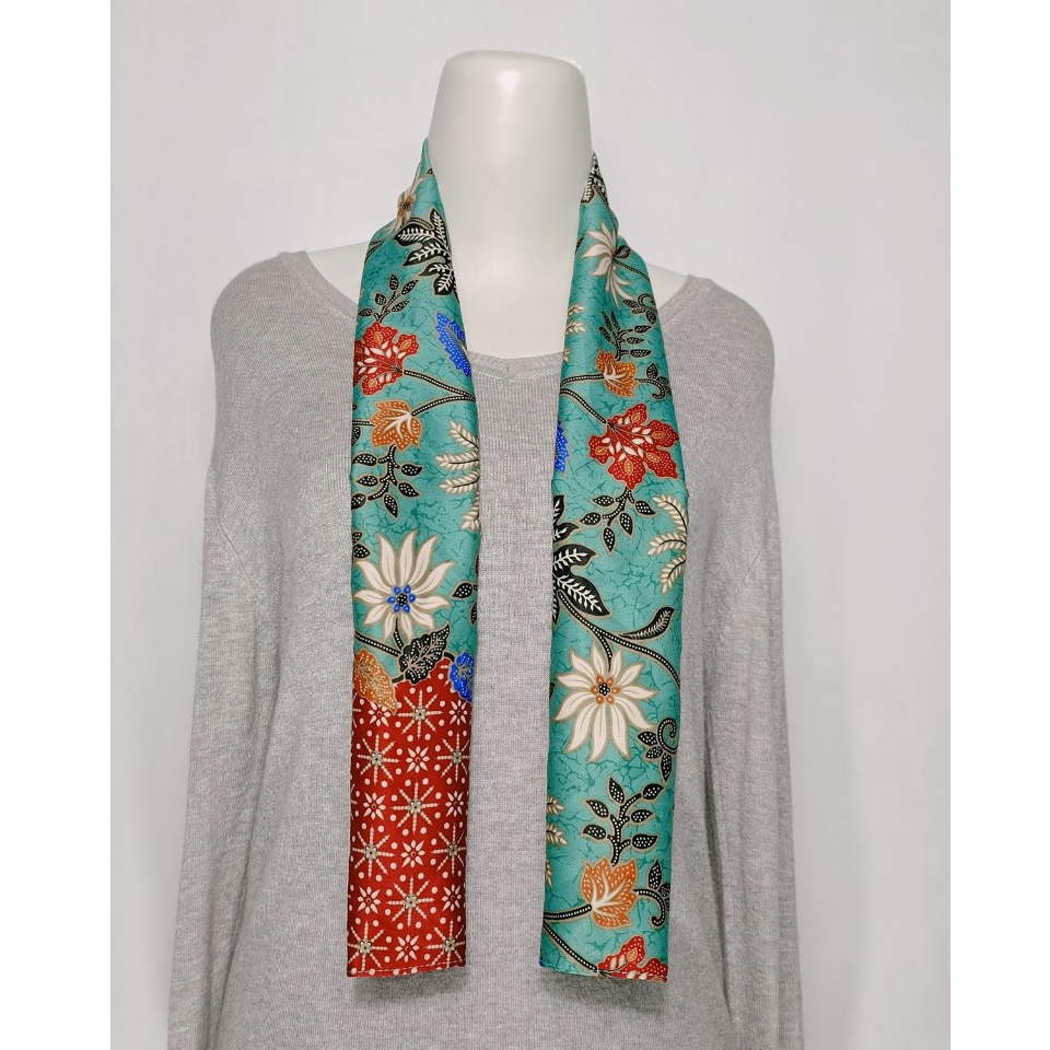 Jual S38 Scraf batik wanita - Scarf Leher Pria Khas Indonesia Syaleher ...
