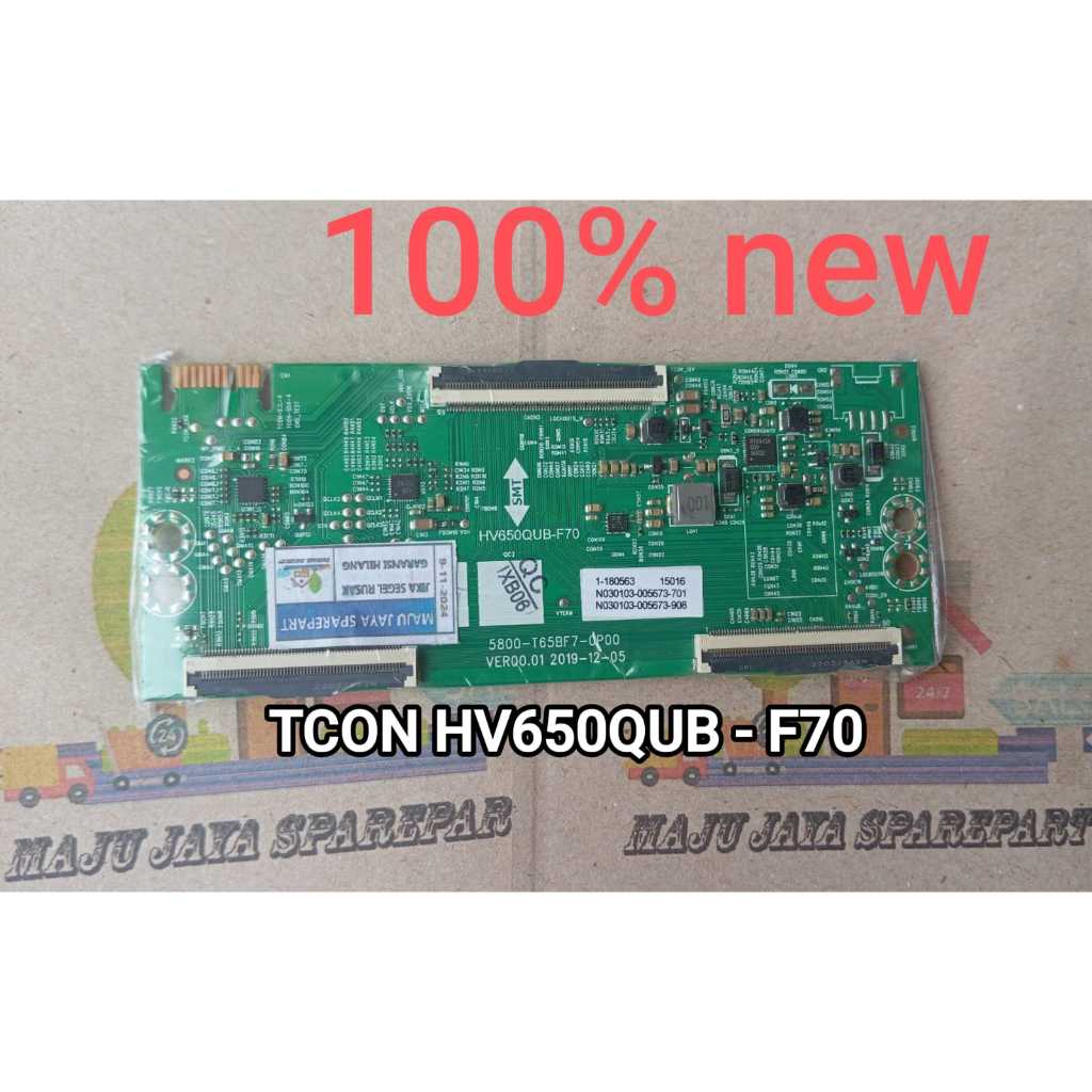 Jual TCON TICON TIKON T CON 5800-T65BF7-0P00-VER00 01 PANEL HV650QUB ...