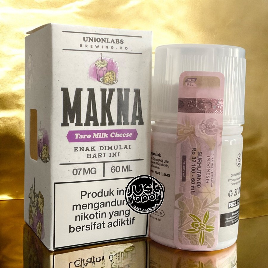Jual [FREEBASE] LIQUID MAKNA TARO MILK CHEESE 60ML by UNION LABS ...
