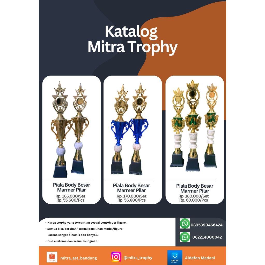Jual Trophy Ukuran Besar Marmer Pilar | Shopee Indonesia