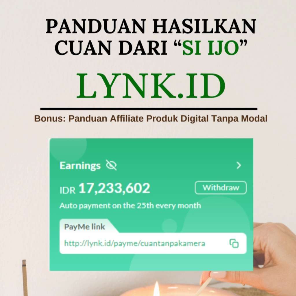 Jual PANDUAN HASILKAN UNTUNG DARI SI IJO LYNK.ID | Shopee Indonesia
