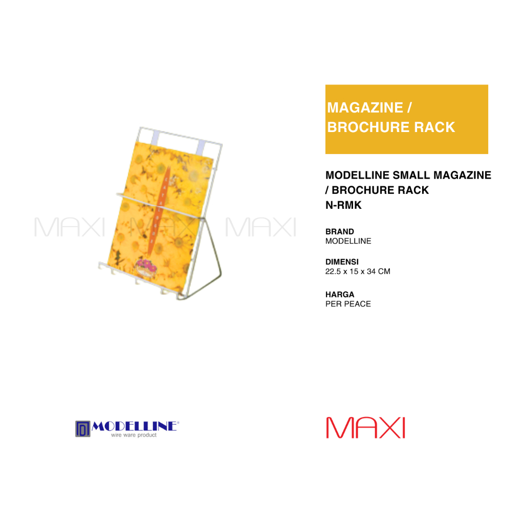Jual Modelline Magazine / Brochure Rack N-RMK - N-RMB - Rak Majalah ...