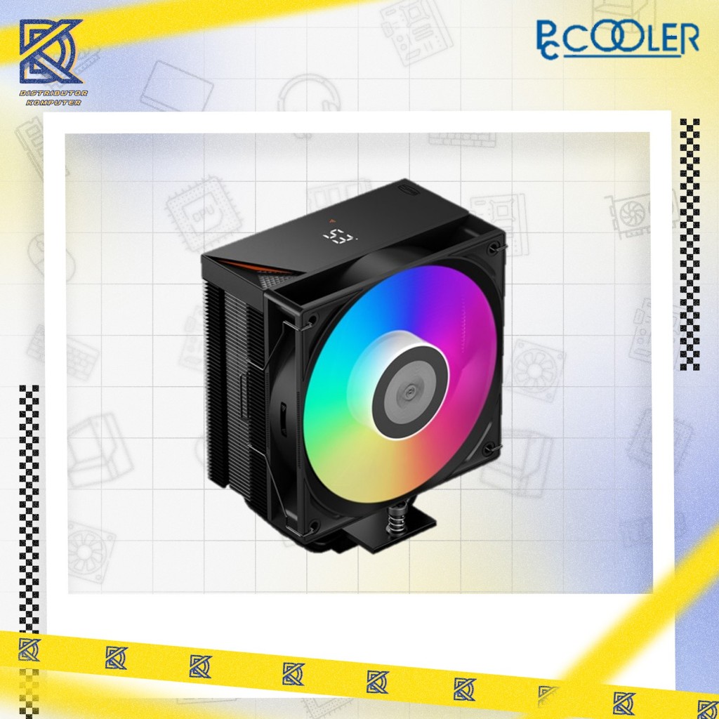 Jual PCCOOLER CPU COOLER RT500 DIGITAL ARGB | CPU AIR COOLER - BLACK ...