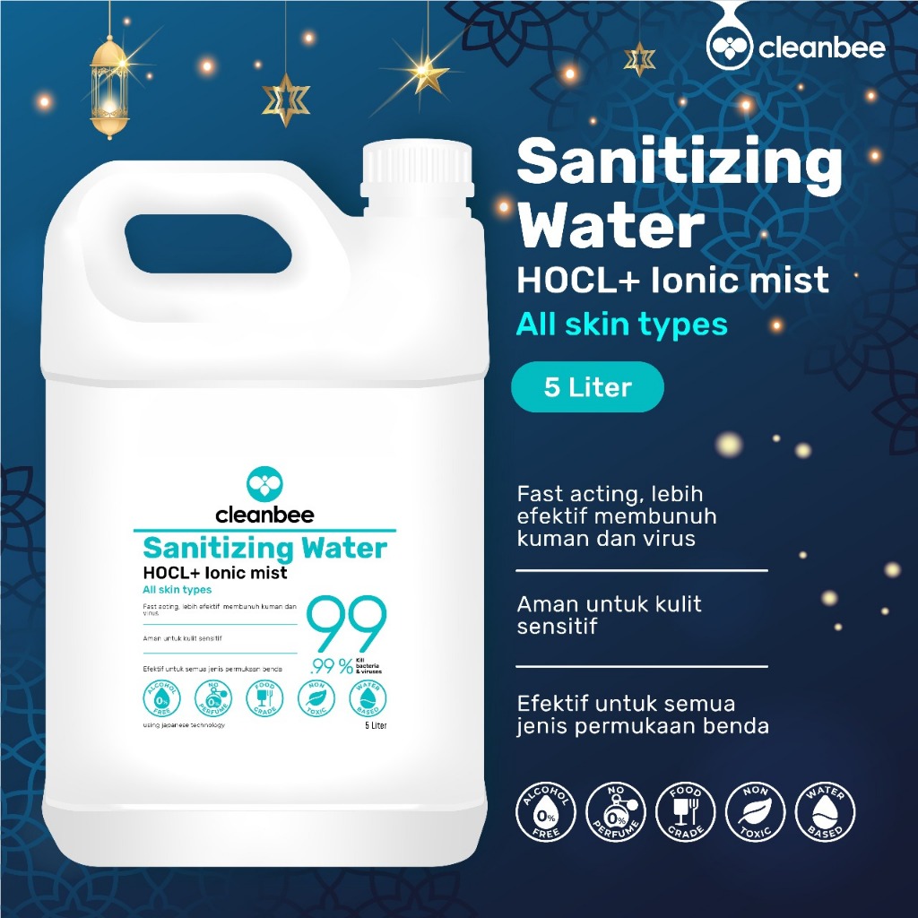Jual NON ALKOHOL! SEGALA JENIS KULIT - HOCL Food Grade Sanitizing Water Hypoallergenic all skin ...