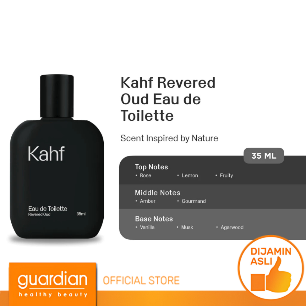 Jual KAHF Revered Oud Eau De Toilette 35ml / Parfum Pria Wangi Tahan ...