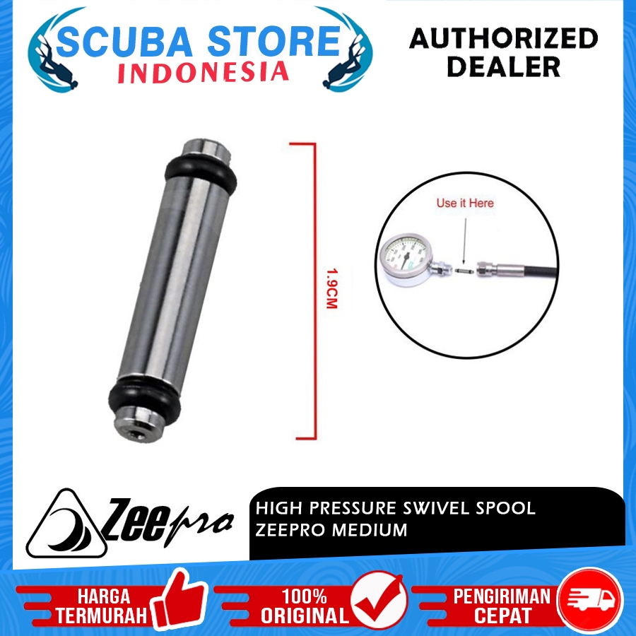 Jual HP High Pressure Swivel Air Spool Zeepro Medium for SPG Console ...