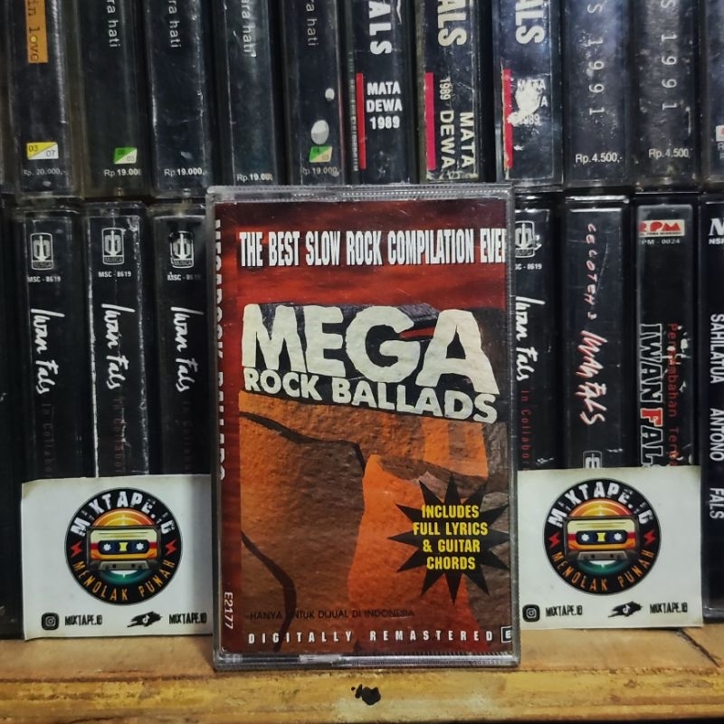Jual Kaset Pita - Mega Rock Ballads - The Best Slow Rock Compilation Ever - Kompilasi Barat ...
