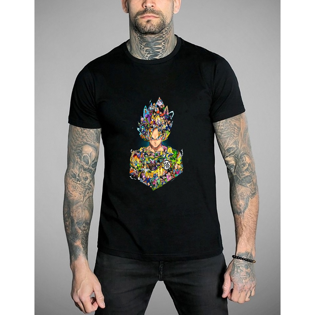 Jual OZORA BAJU KAOS GOKU WITH ALL CHARACTERS BAJU KAUS DEWASA LAKI ...