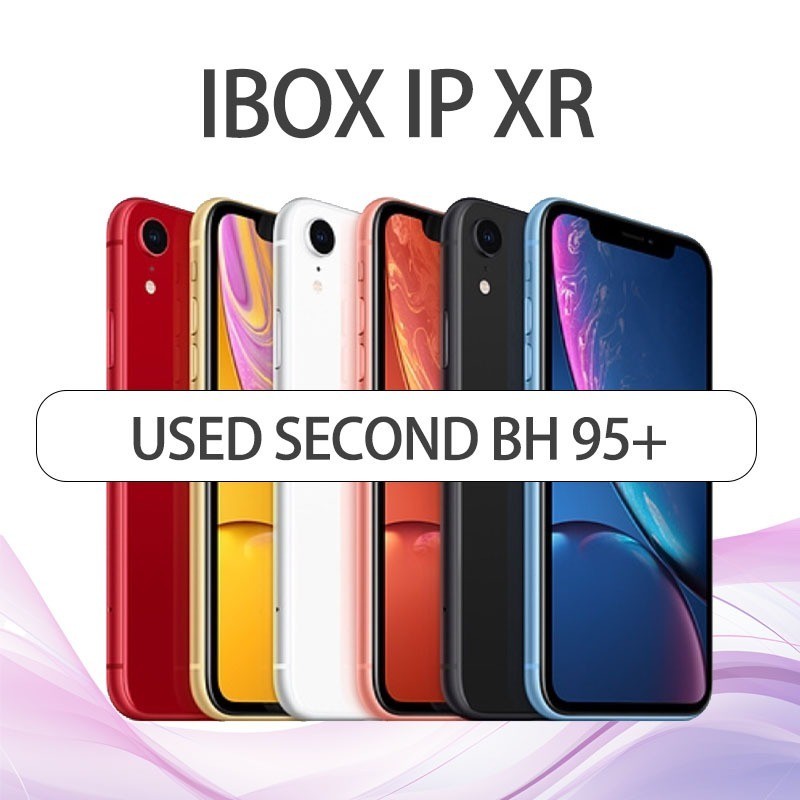 Jual IBOX Second IP XR 128GB/64GB FULLSET SECOND MULUS GOOD CONDITIONS BH 95+ | Shopee Indonesia