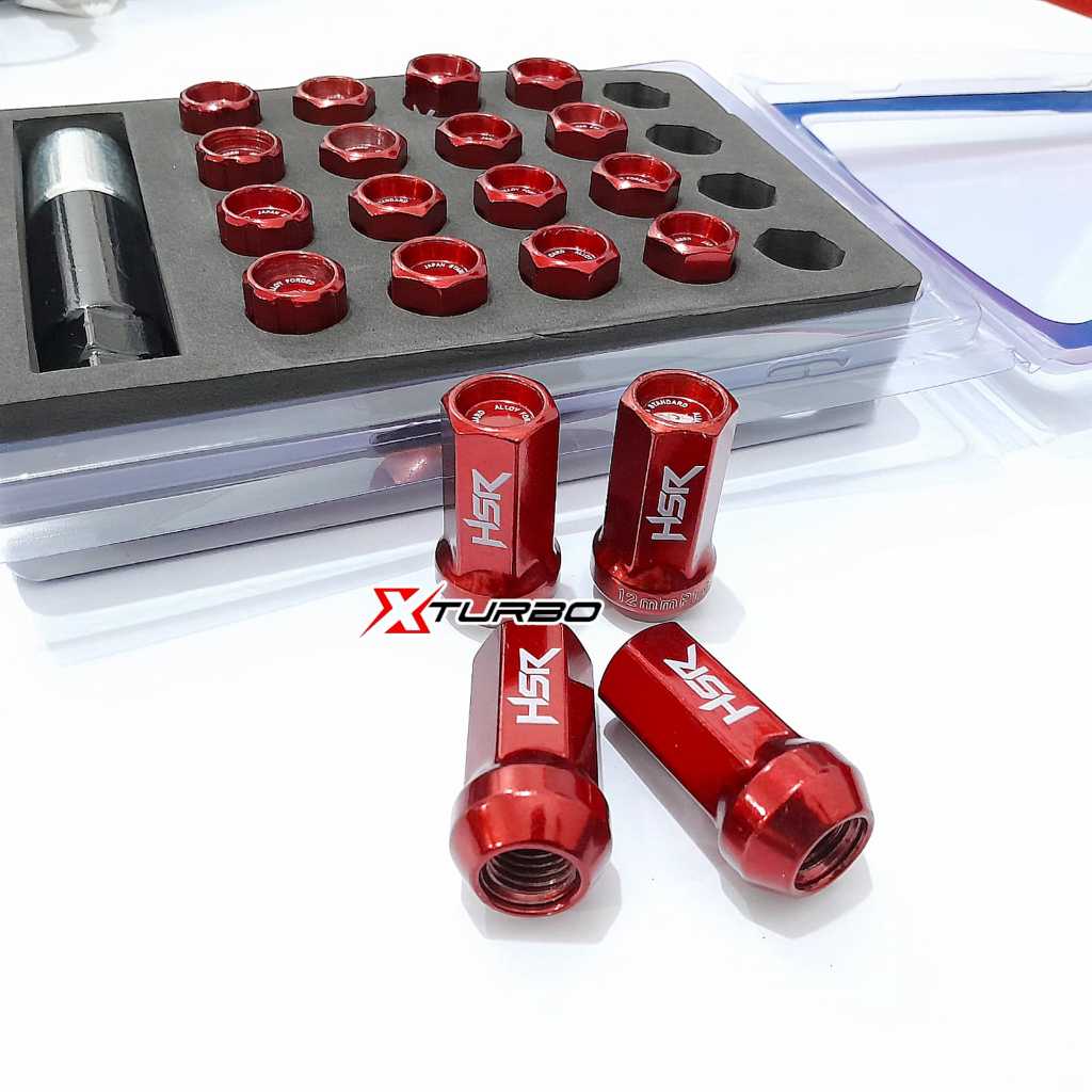 Jual Mur Baur Roda Velg Mobil HSR Dura Nut 1,5 Isi 20 Pcs Plus Kunci ...