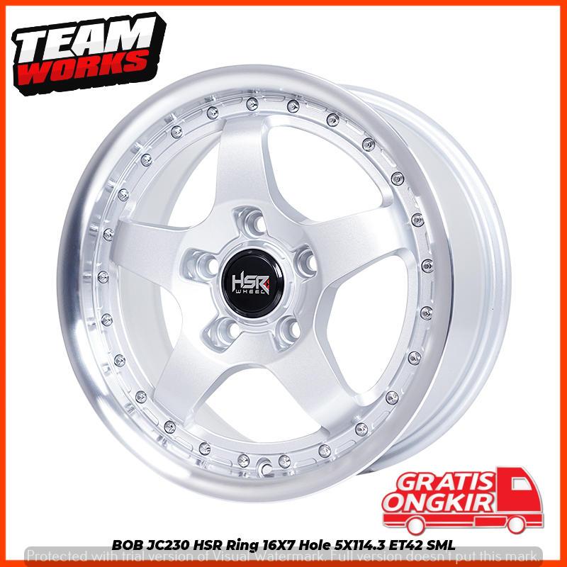 Jual VELG RACING TYPE HSR BOB HSR R16 LEBAR 7 PCD 5X114,3 ET42 PUTIH PEPEK MOBIL INNOVA RUSH ...