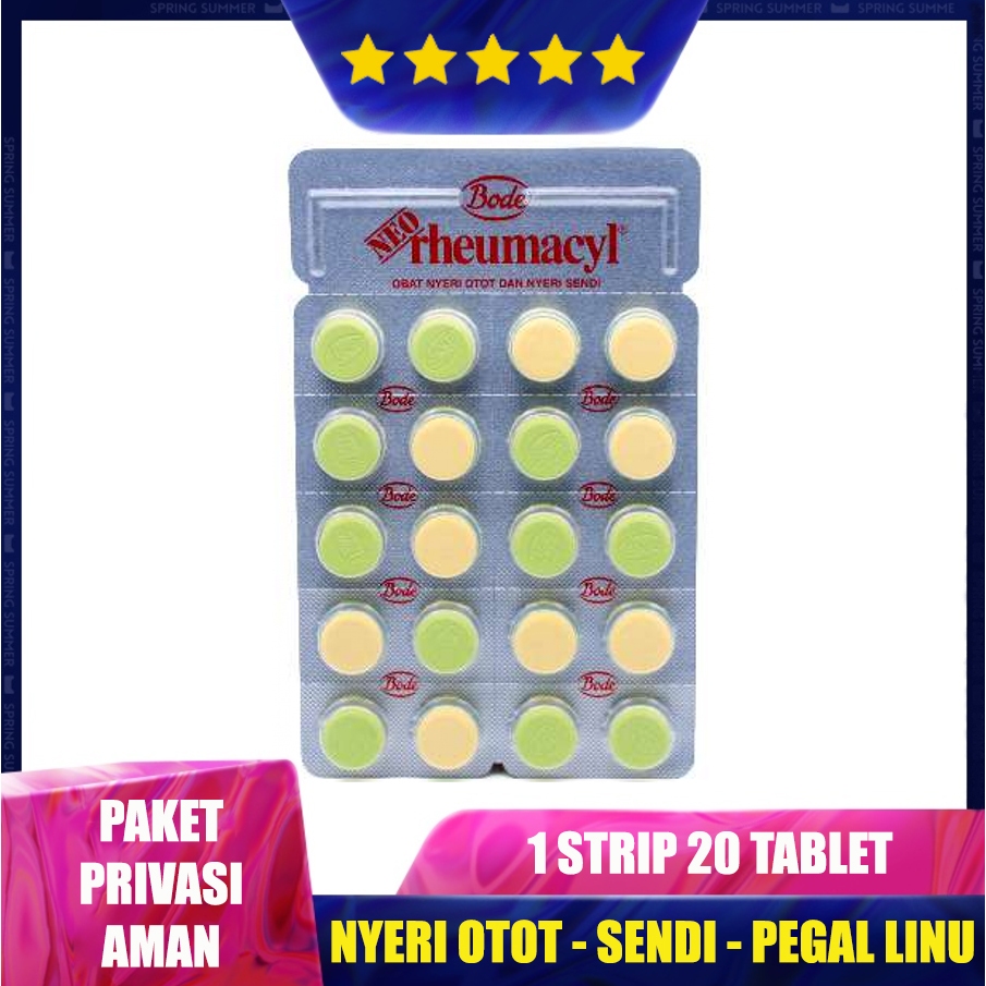 Jual NEO RHEUMACYL 20 Tablet | Paracetamol dan Ibuprofen Obat Untuk ...