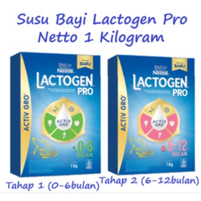 Jual Nestle Lactogen Lactogrow PRO 1kg Madu / Vanila | Shopee Indonesia