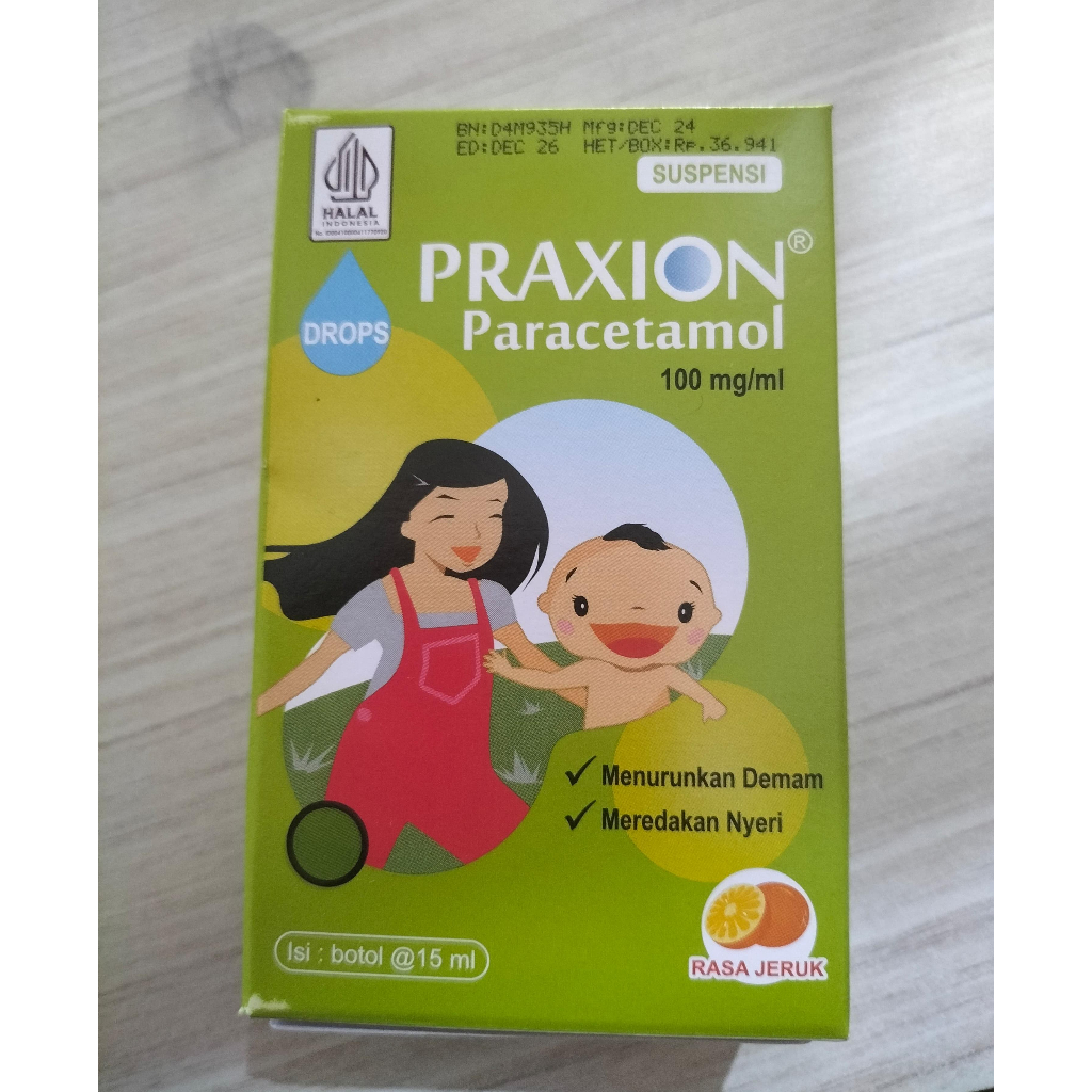 Jual Praxion Paracetamol Drops 15 ml | Shopee Indonesia