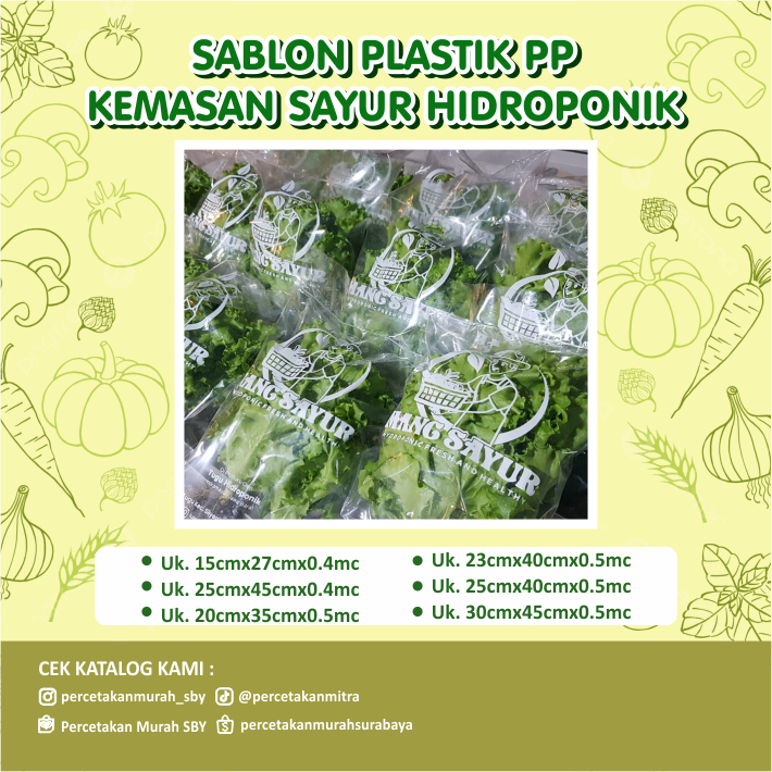 Jual Sablon Plastik Kemasan OPP, PP, Plastik Vacuum, Plastik Klip ...