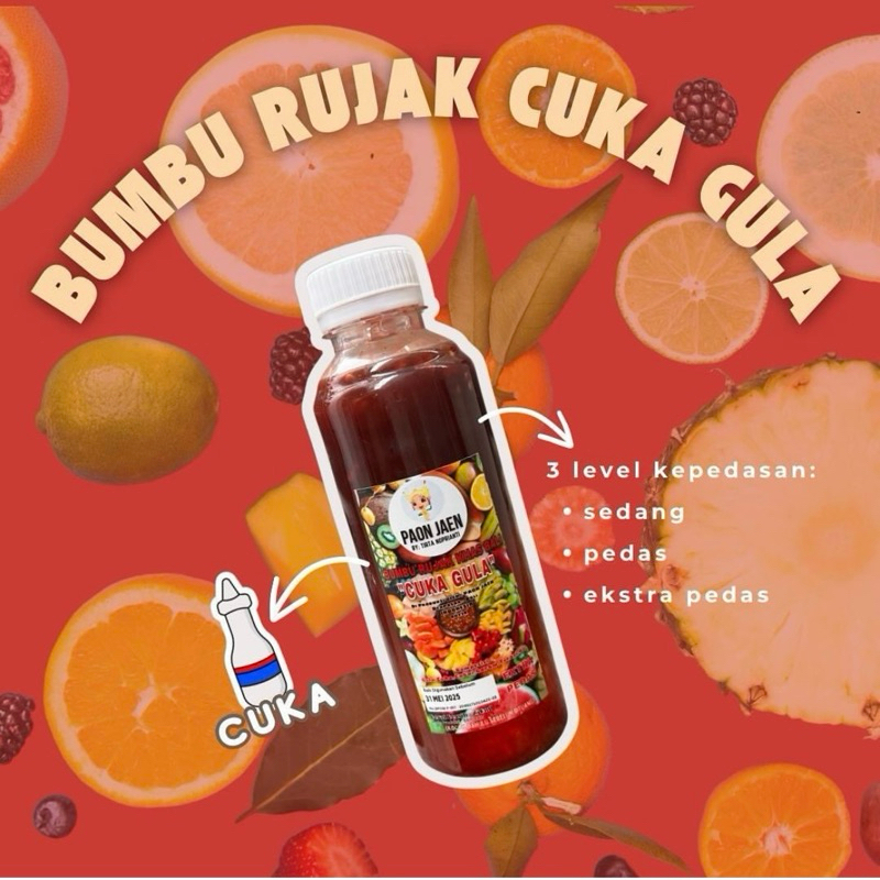 Jual BUMBU RUJAK CUKA GULA KHAS BALI | Shopee Indonesia