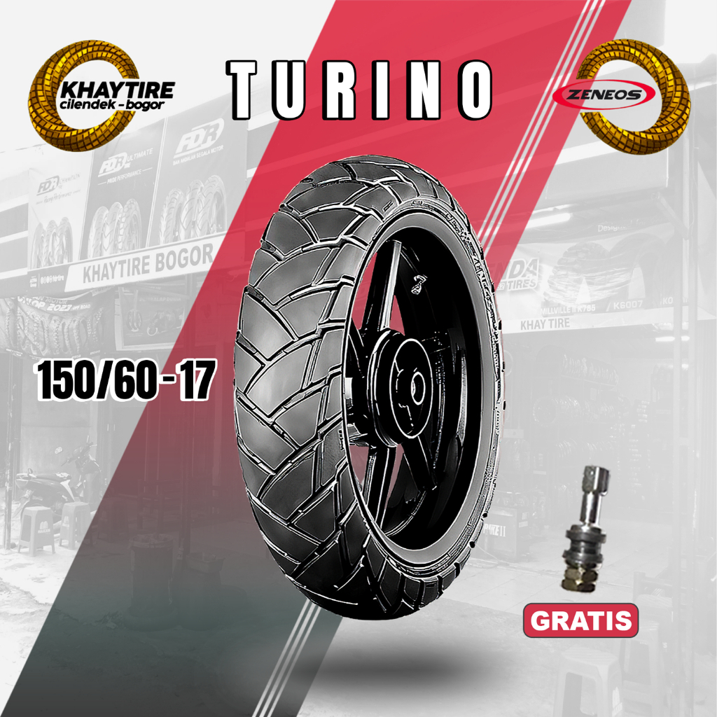 Jual Ban Motor Touring ZENEOS TURINO 150/60 Ring 17 Tubeless | Shopee ...