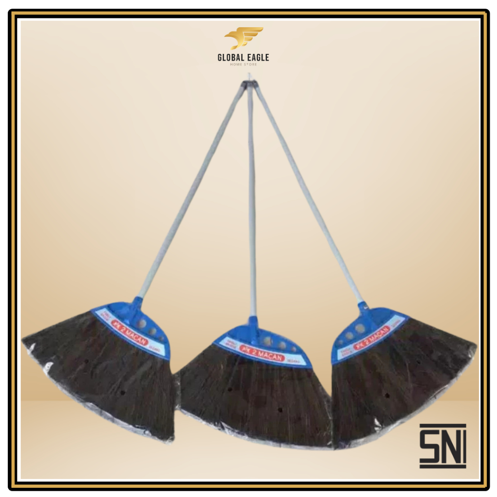Jual Sapu Kipas Original 2 Macan | Sapu Ijuk Lantai Besar Sedang dan ...