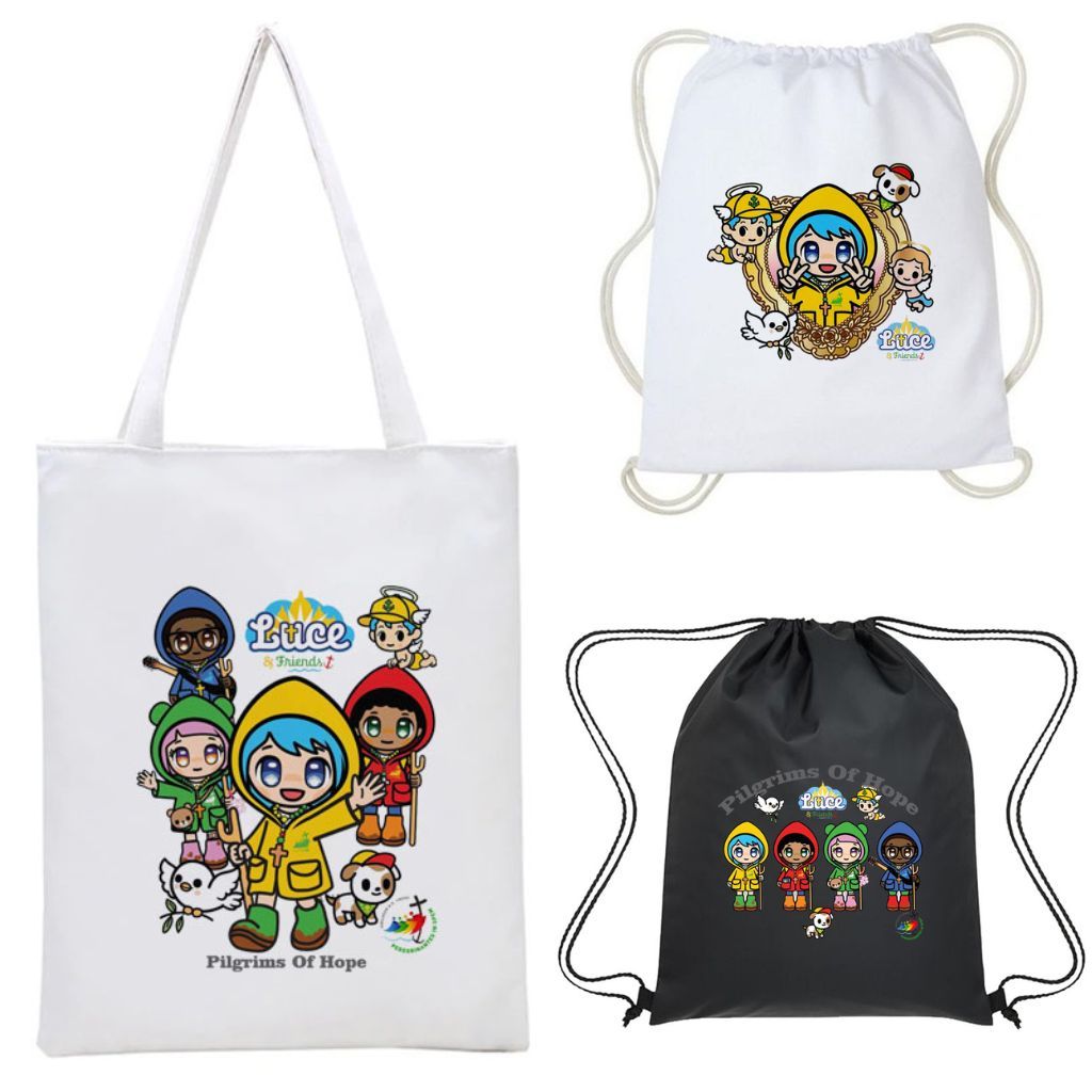 Jual Totebag Rohani Kristen Katolik Luce And Friends Maskot Yubileum ...