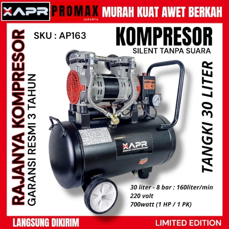 Jual XAPR 30L Mesin Kompresor Angin Listrik AP163 APR 8bar Kompresor ...