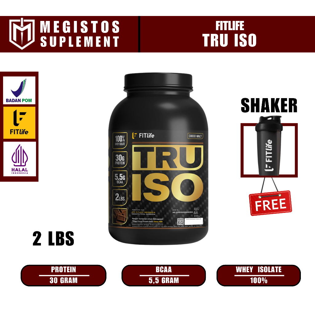 Jual Fitlife Tru Iso True Isolate 2Lbs Whey Isolate TruIso | Shopee ...