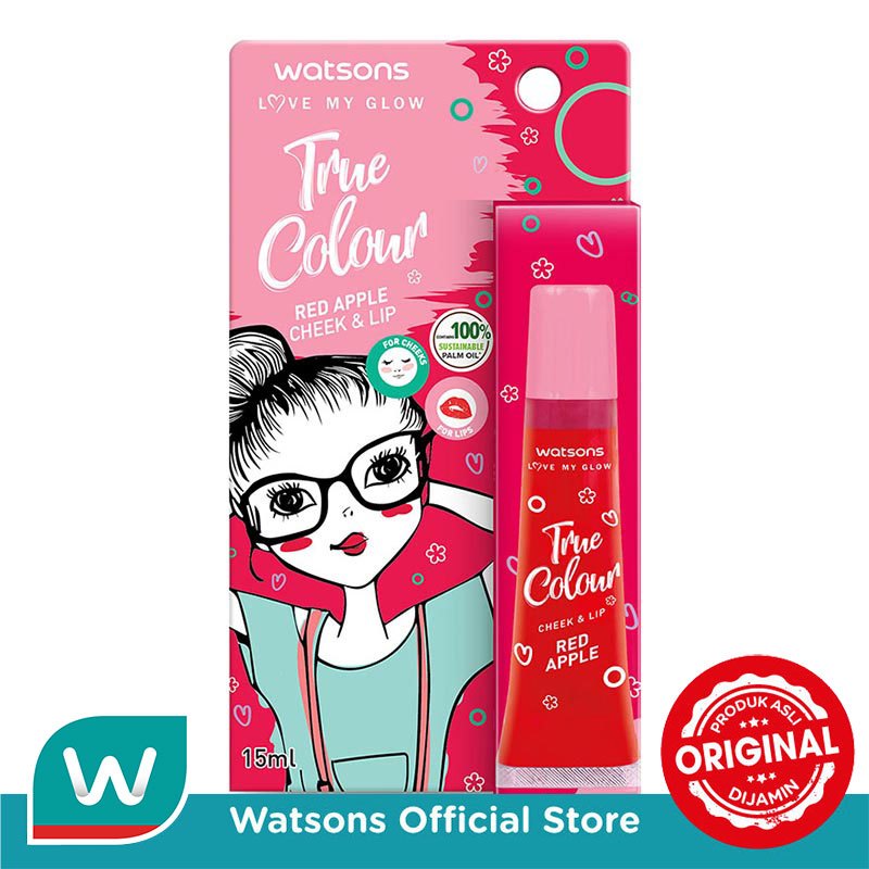 Jual Watsons True Colour Red Apple Cheek & Lip 15ml | Shopee Indonesia