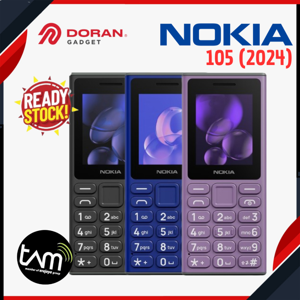 Jual Nokia 105 2024 Nokia 105 2023 Handphone Nokia Jadul Garansi TAM 1 ...