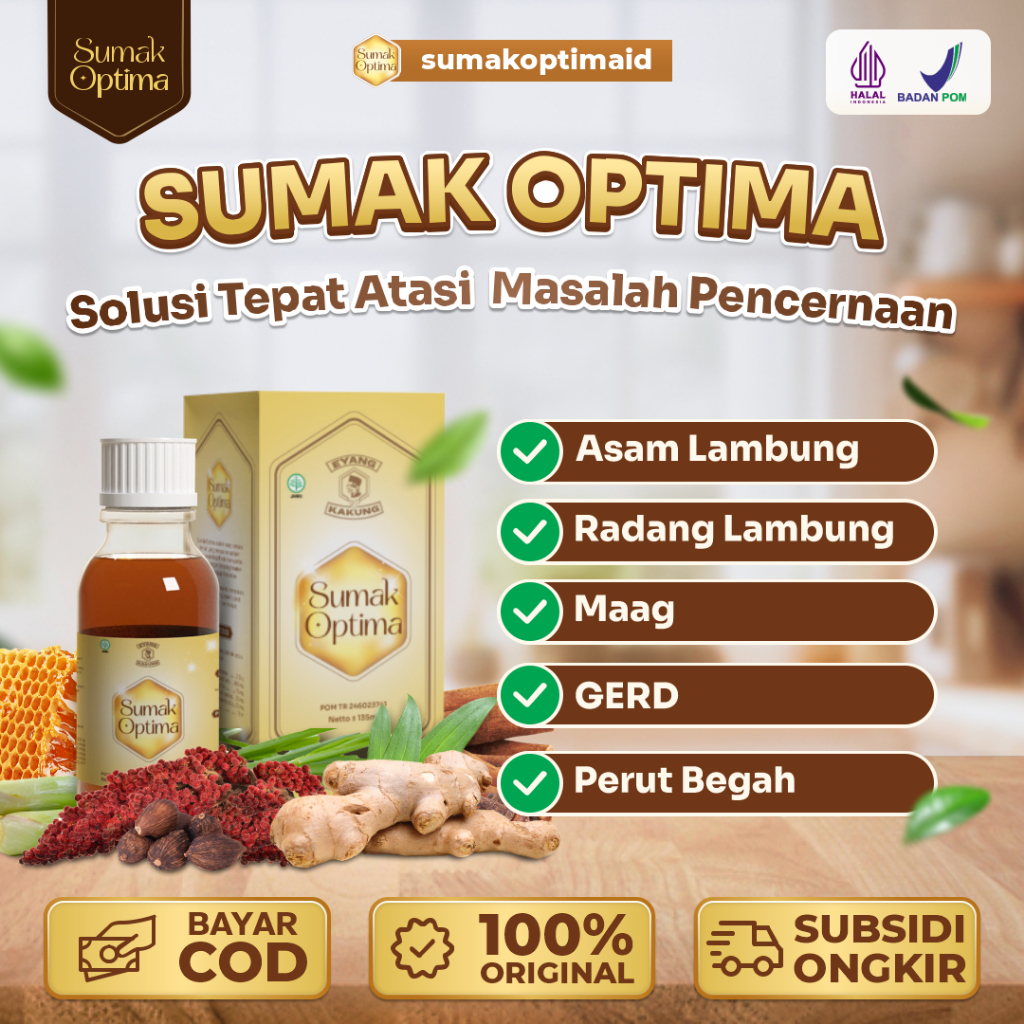 Jual GAJIAN SALE!!! Sumak Optima Madu Sumak Herbal 100% Original Atasi ...