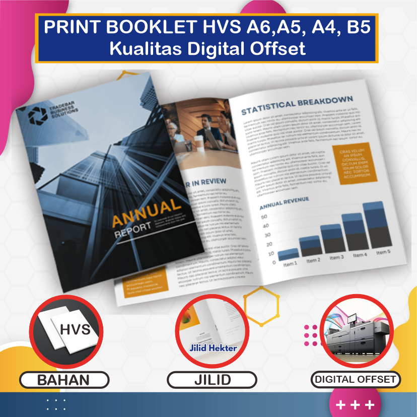 Jual CETAK BOOKLET / PRINT BOOKLET FULL COLOR , COVER COLOR HVS A4 B5 ...