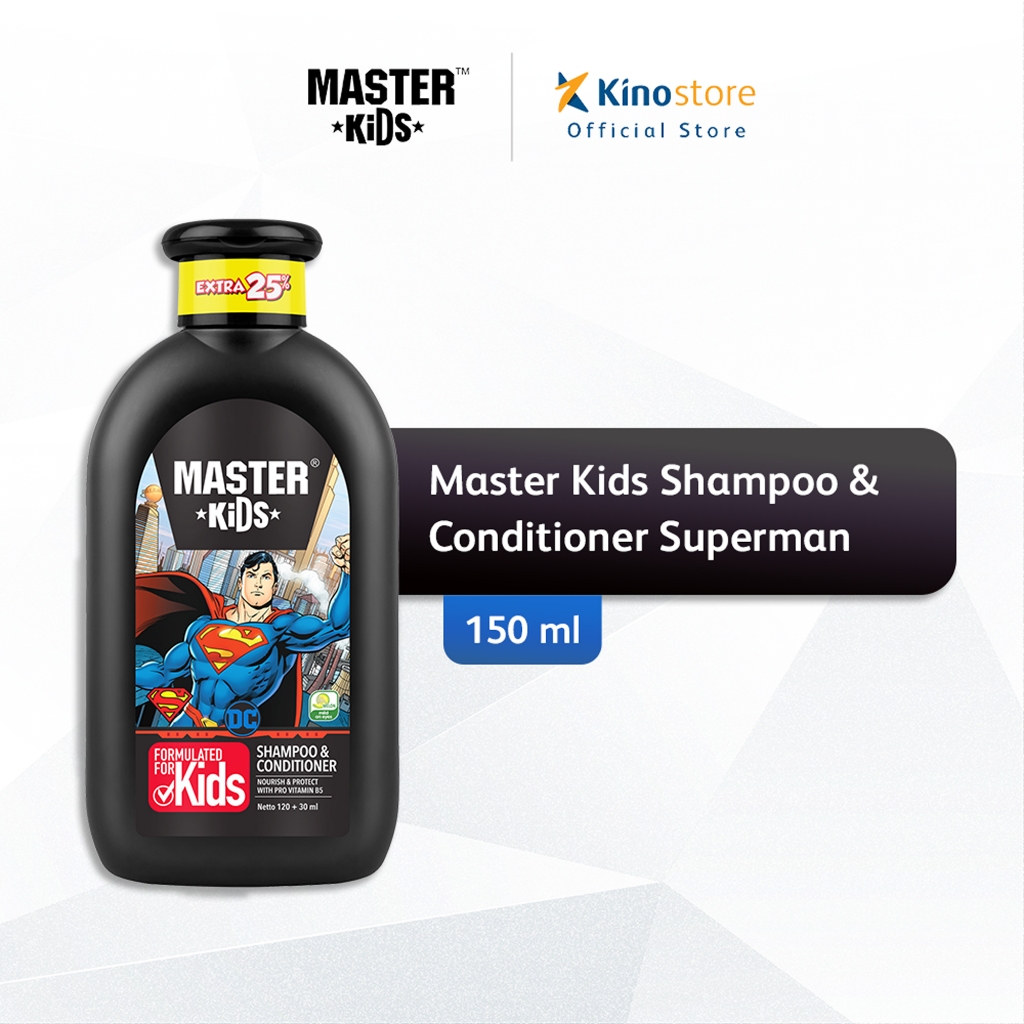 Jual Master Kids Shampoo & Conditioner Superman 150ml | Shopee Indonesia