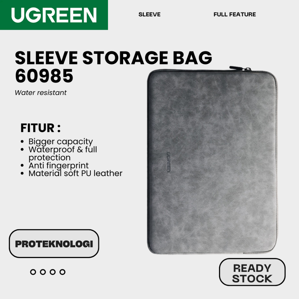 Jual UGREEN 60985 Sleeve Case Storage Bag 13 - 13.9 Inch Tablet Cover ...