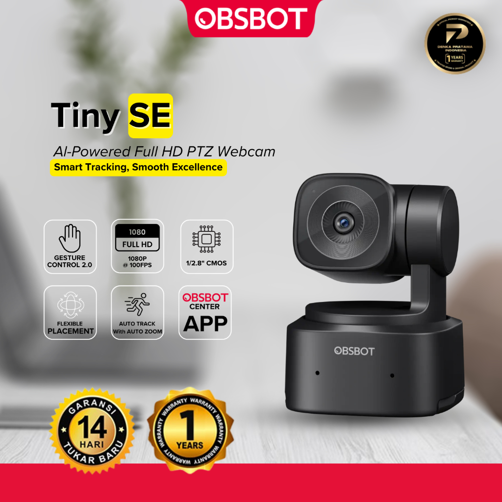 Jual OBSBOT TINY SE 1080P AI-POWERED STREAMING CAMERA | Shopee Indonesia