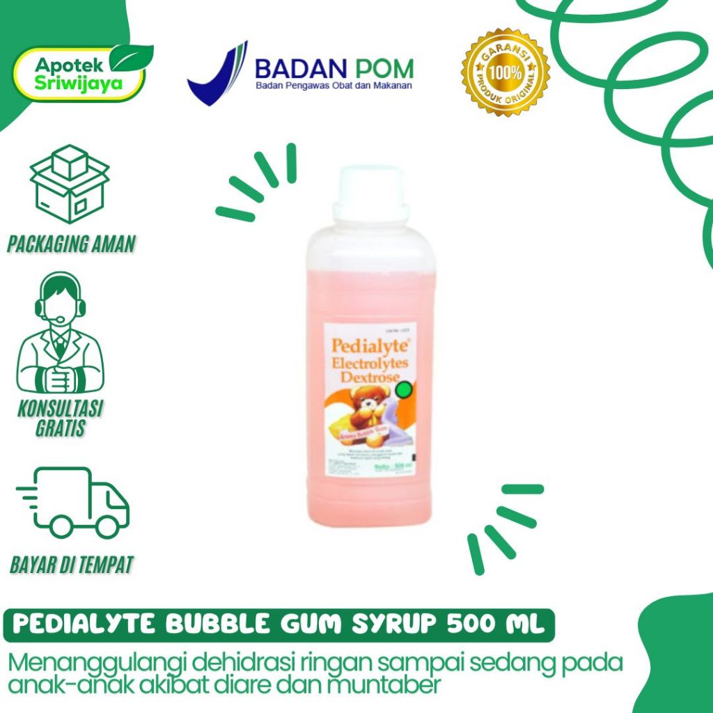 Jual PEDIALYTE BUBBLE GUM SYRUP 500 ML | Shopee Indonesia