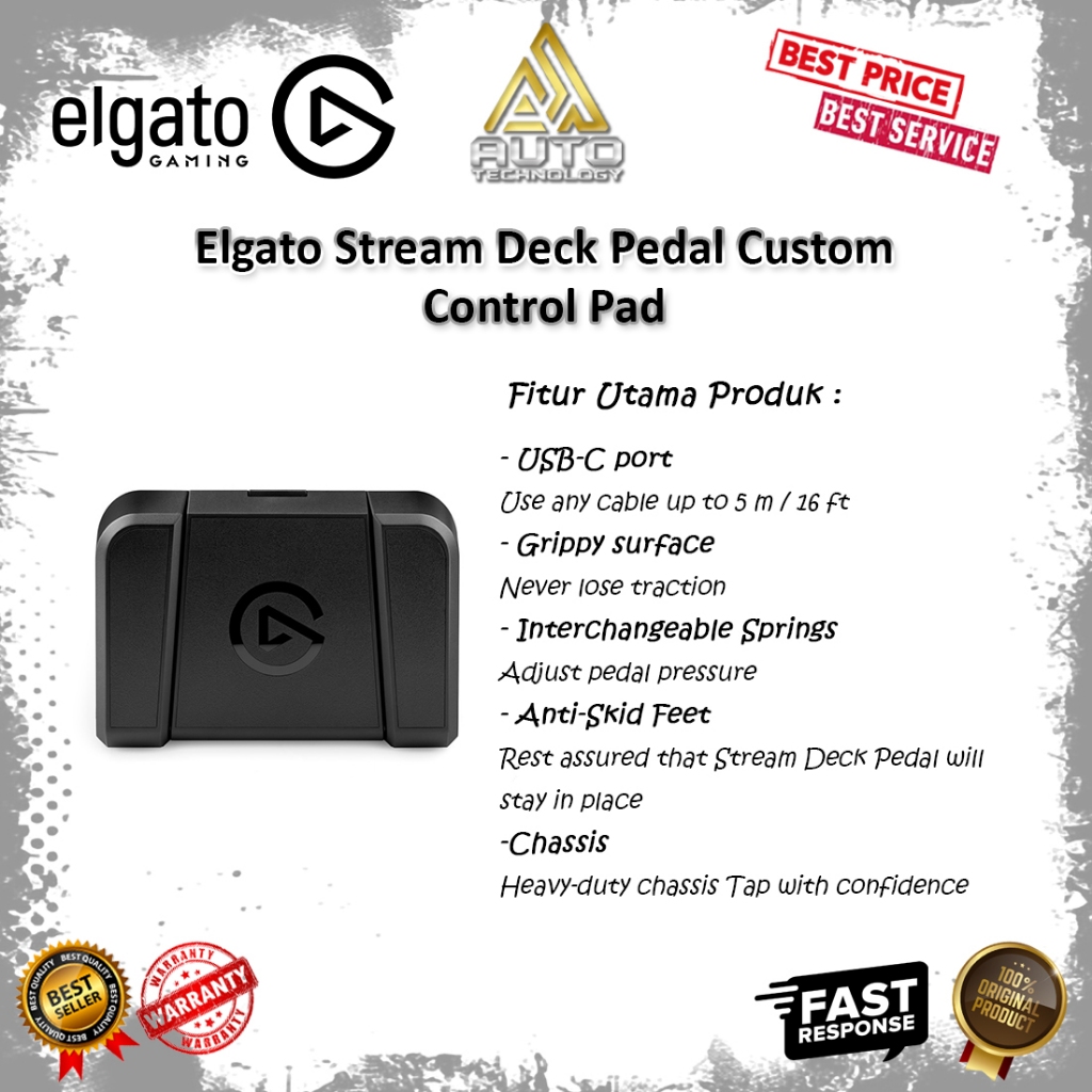 Jual Elgato Stream Deck Pedal Custom Control Pad | Shopee Indonesia