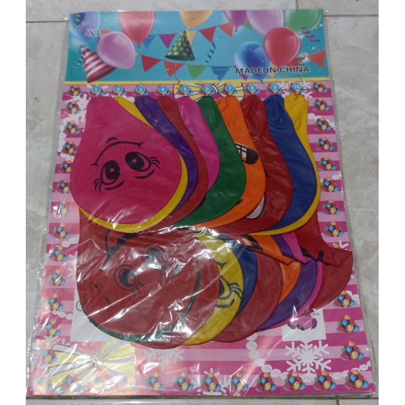 Jual BALON JUMBO BULAT MOTIF KARAKTER (20 pcs) | Shopee Indonesia