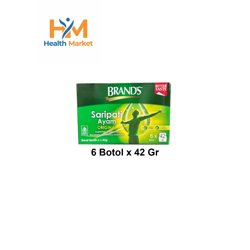 Jual Brand's Saripati Ayam Original 6 botol x 42 gram | Shopee Indonesia