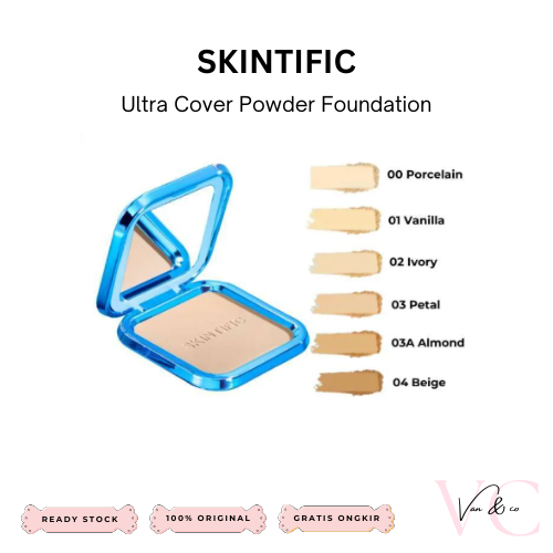 Jual Skintific Ultra Cover Powder Foundation | Shopee Indonesia