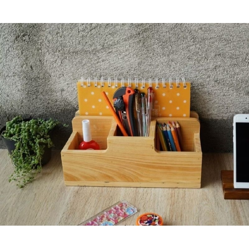 Jual Organizer Meja Kantor Rak Pensil aesthetic Rak Buku Minimalis Rak ...