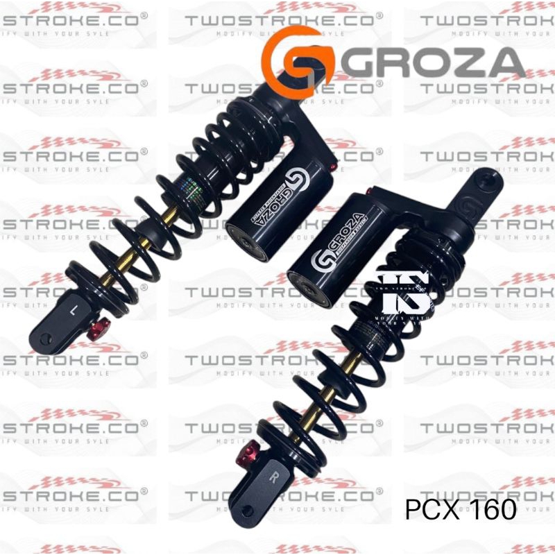 Jual Shock Groza PCX 160 365 Mm Black Series EF Series // Shock ...